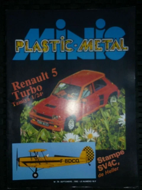 MINI PLASTIC MÉTAL N°79:Renault 5 Turbo Tamiya-Europe de l'Est-SV4C ...
