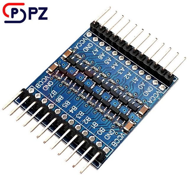 8-CHANNEL IIC UART SPI TTL Logic Level Converter 5V/3.3V Bi-Directional ...