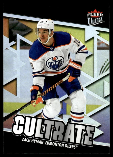 ZACH HYMAN CULTRATE #CT-10 2022-23 Fleer Ultra Hockey NHL Card Edmonton ...