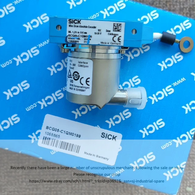 BRAND NEW SICK BCG05-C1QM0199 Pull Cord Encoder BCG05-C1QM0199 £1,012. ...