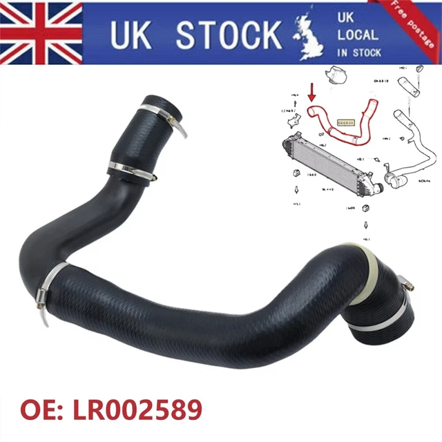 FRONT RIGHT LOWER Intercooler Turbo Hose Pipe For Land Rover Freelander ...