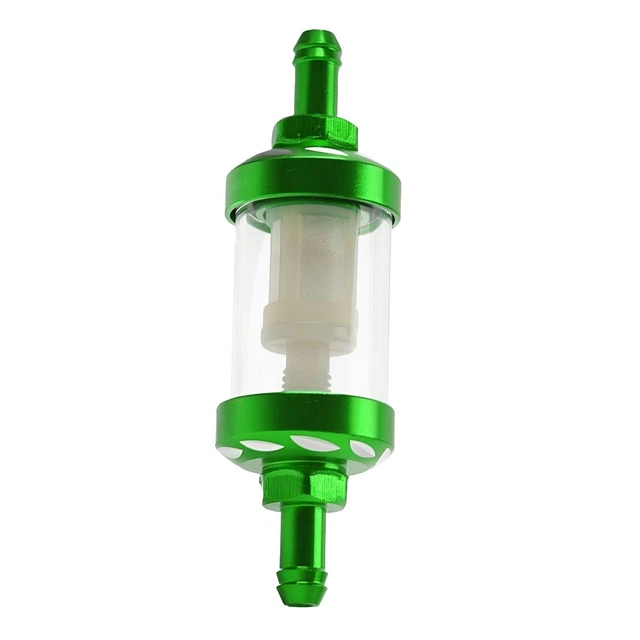 REUSABLE WASHABLE 8MM 5/16" Inline Fuel Filter for Motorcycle ATV $14. ...