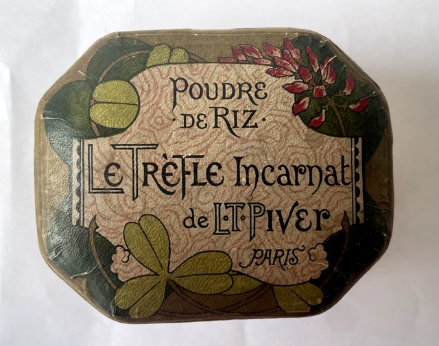 ANCIENNE BOITE EN Carton Publicitaire Poudre De Riz L.t.piver Le Trefle ...
