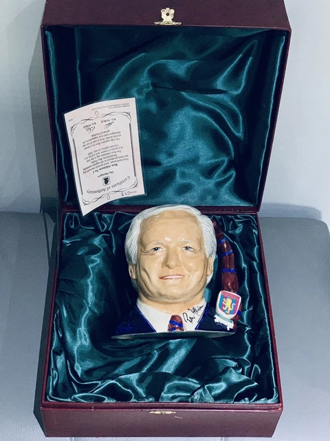 RARE RON ATKINSON Toby Jug Aston Villa Fc 1994 £100.00 - PicClick UK
