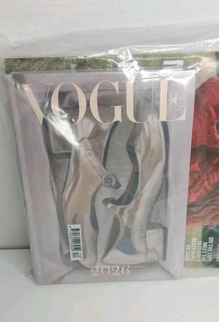 BRITISH VOGUE UK Magazine December 2025 Free 2026 Pink Shoe Design ...