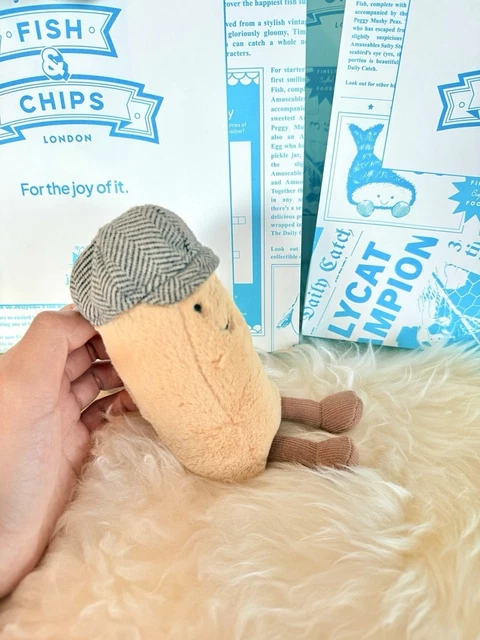JELLYCAT CHARLIE CHIP - London Selfridges Exclusive Fish & Chips - BNWT ...
