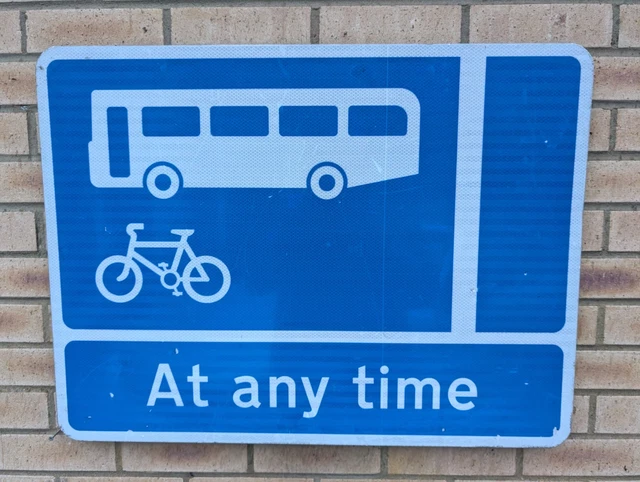 GENUINE TFL TRANSPORT For London Street Sign Cycle Local Bus Lane Bike ...