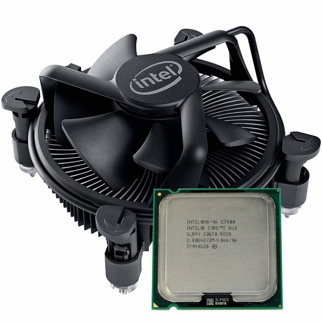INTEL E7400 SLB9Y 2,80GHZ Processeur CPU Ordinateur Fixe LGA775 LGA EUR ...