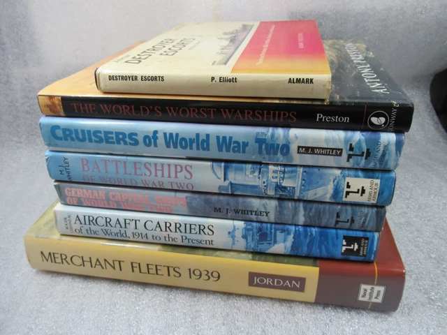 BATTLESHIPS CRUISERS AIRCRAFT Carriers Merchant Fleets WW2 WW1 Naval ...