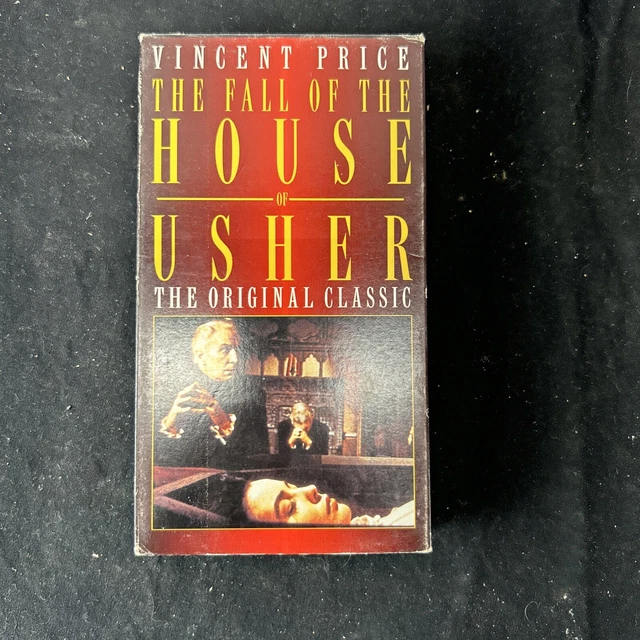 THE FALL OF the House of Usher VHS VCR Video Tape Vincent Price £0.80 ...
