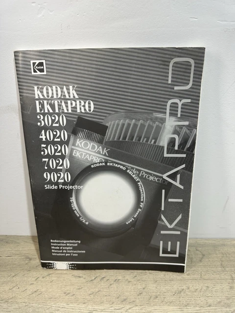 KODAK EKTAPRO ORIGINAL Slide Projector Operating Manual £16.32 ...