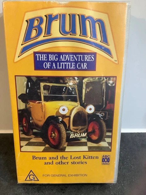 BRUM AND THE Lost Kitten and other Stories VHS/PAL RARE ABC Kids $39.95 ...