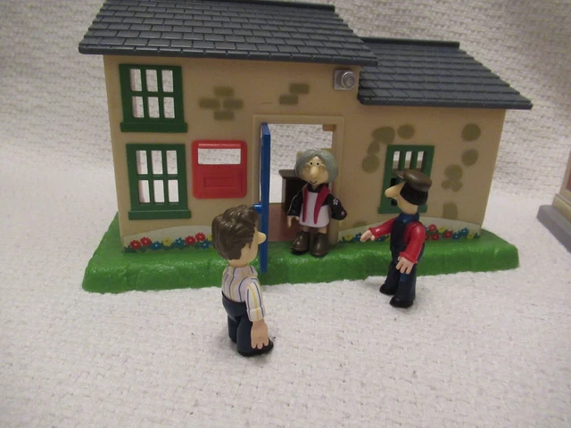 POSTMAN PAT, Greendale Post Office, plus 3 figures .and fireman Sam ...