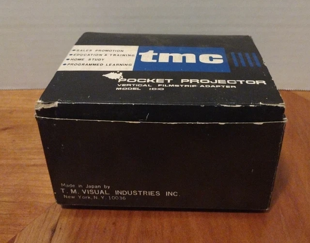 TMC POCKET PROJECTOR Vertical Filmstrip Adapter Model 1010 Made in ...