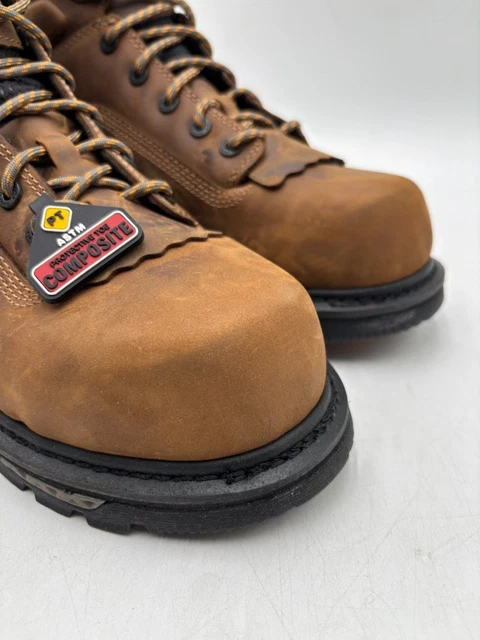 GEORGIA BOOT GB00391 Men's NEW Composite-Toe WP Work Boot Brown US Size ...