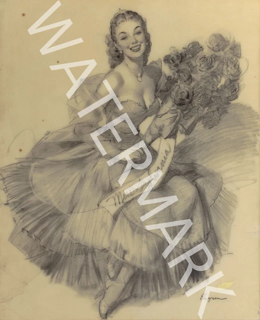 MARGE - GIL Elvgren - Classic Image - 10x8 Photo Print EUR 7,34 ...