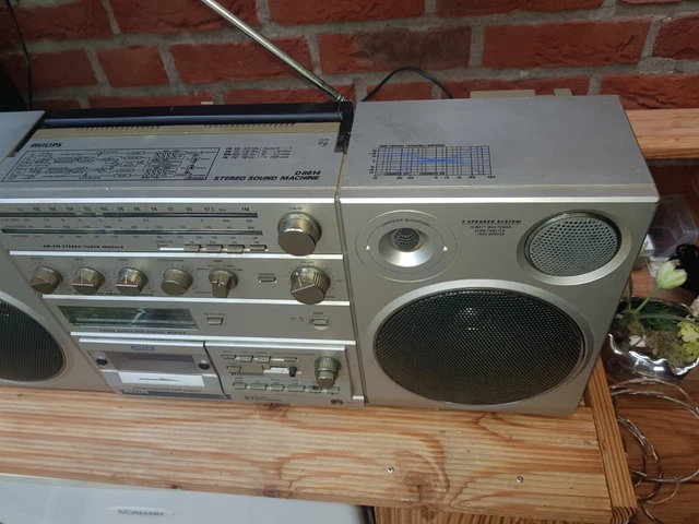 PHILIPS D8614 BOOMBOX Ghettoblaster vintage Radiorecorder Radio EUR 52 ...