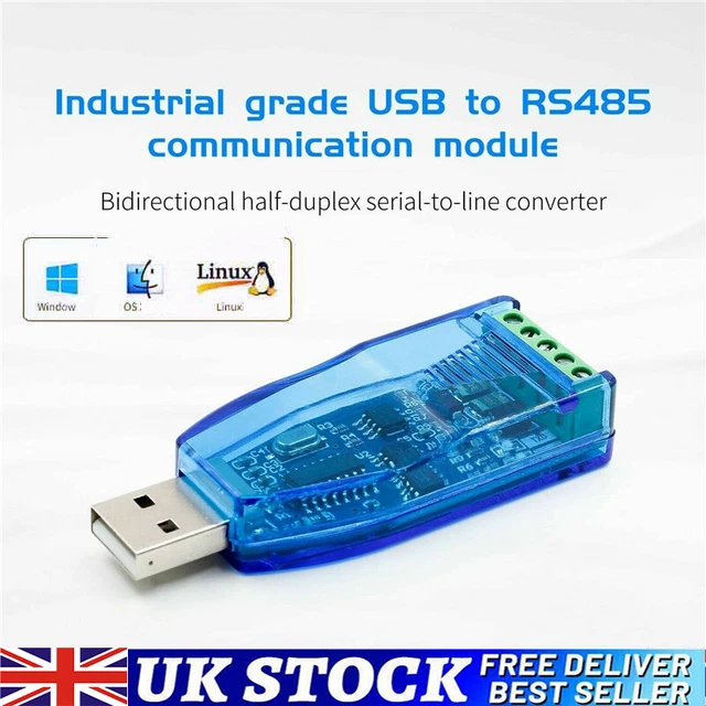 INDUSTRIAL USB TO RS485/422 Converter Protection Upgrade V2.0 RS485 Converter UK £4.99 - PicClick UK