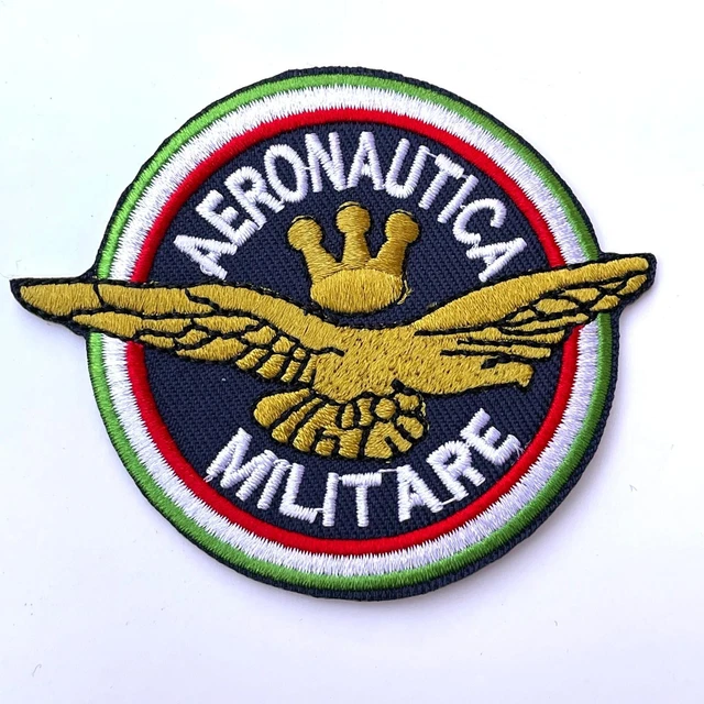 ITALIAN AIR FORCE Badge Patch Iron or Sew on. Aeronautica Militare New ...
