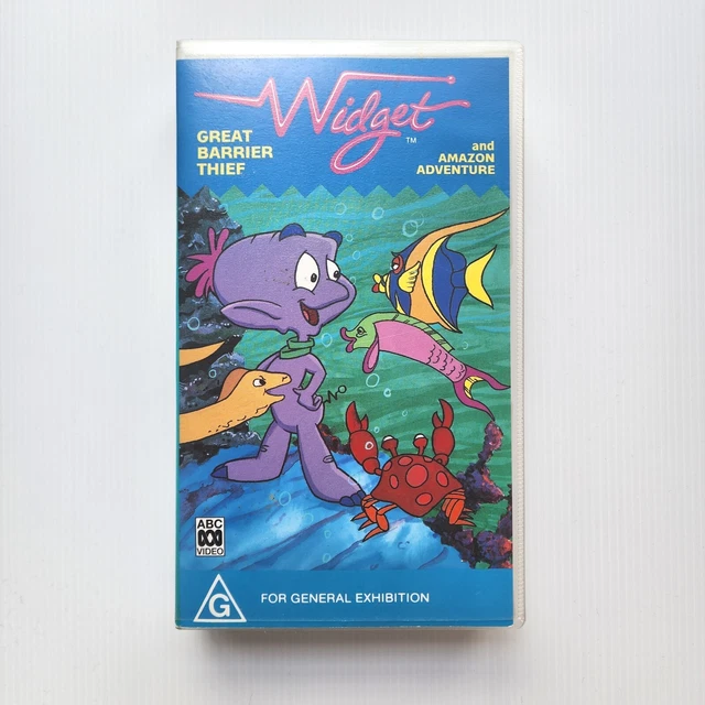VINTAGE WIDGET CARTOON Vhs 1993 The Great Barrier Thief ABC Kids $45.00 ...