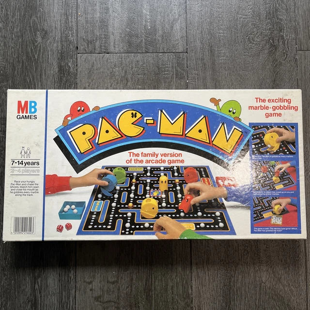 VINTAGE MB GAMES Pac Man Board Game 1982 £20.48 - PicClick UK