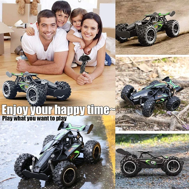 RC CAR 20KM/H Remote Control 1/18 2WD Big Foot off Road Monster Truck ...