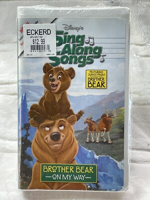 DISNEY SING ALONG Songs Brother Bear On My Way VHS Tape New Sealed ...