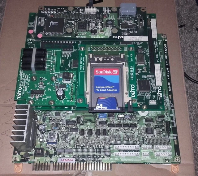 TAITO G-NET JAMMA Board with Game Mod Bios and CF Cards £140.00 ...
