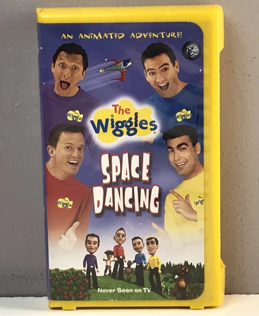 THE WIGGLES SPACE Dancing VHS Video Tape Animated Adventure Songs VTG ...