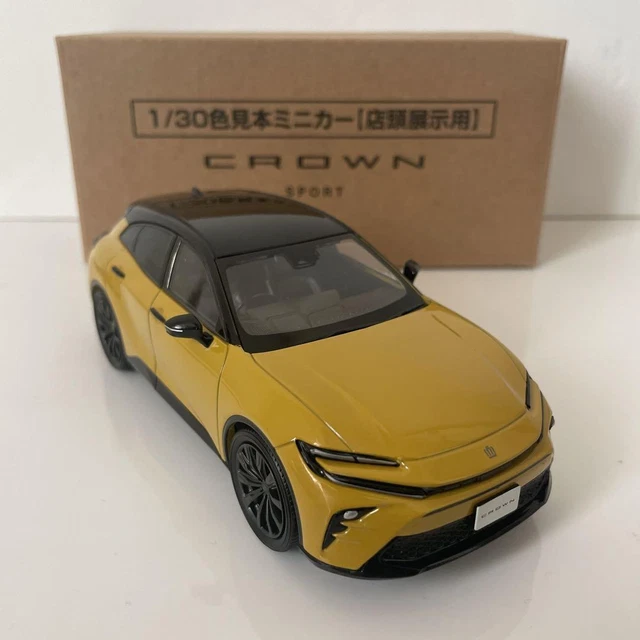 NEW CROWN SPORTS Mini Car Color Sample Mustard 2 Tone Novelty Japan ...