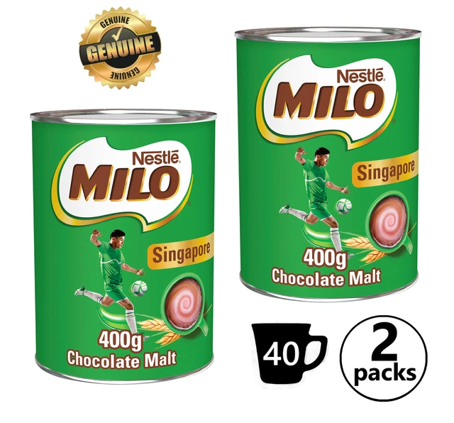 2X MILO INSTANT Malt Chocolate Drinking Powder Tin Fortified Vits ...