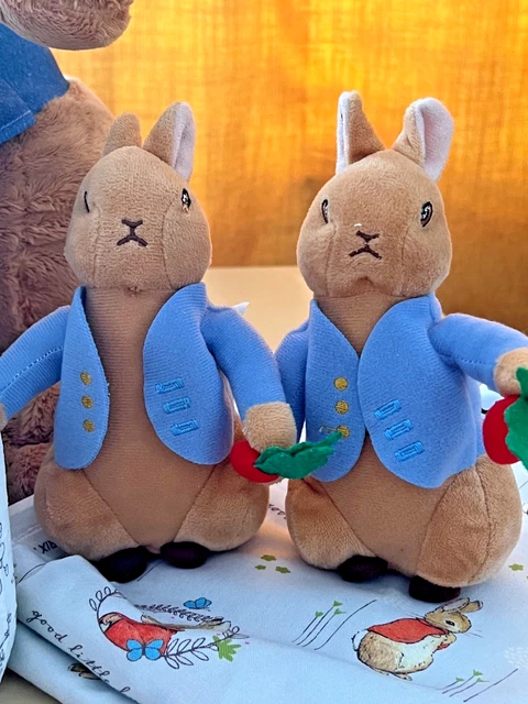PETER RABBIT PLUSH Toy Bundle Suitcase Jars Fabric Soft Baby Toy Stitch ...