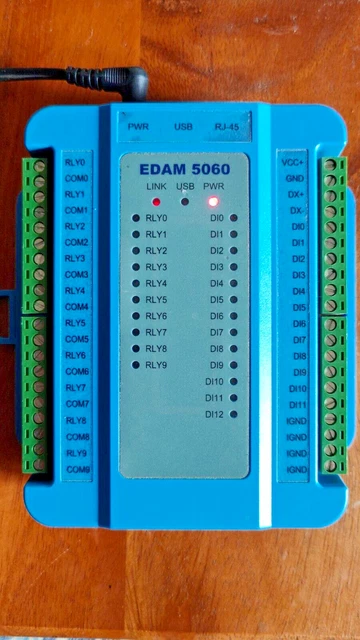 Inlog Edam 5060 Usbserialethernet To 12 Ch Digital Input 10 Ch Relay Output £2000 Picclick Uk