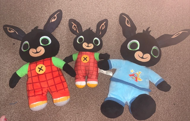 BING BUNNY PLUSH Toys 1 Interactive Talking, Mini & Bedtime Bingster ...