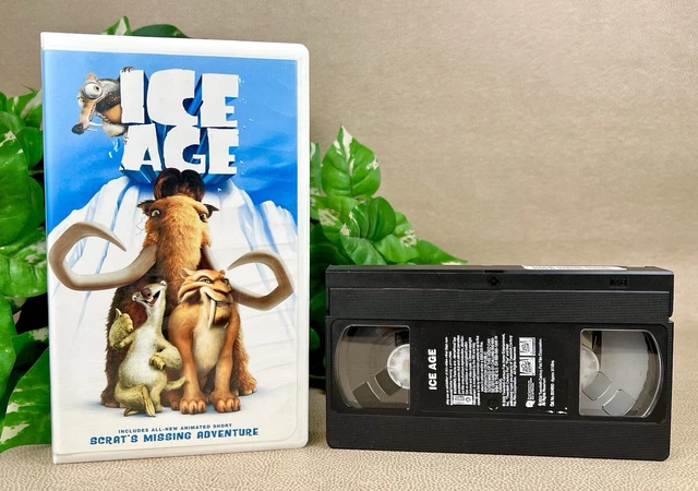 ICE AGE - VHS, Clamshell Case, Includes Bonus Short "Scrats Mising ...
