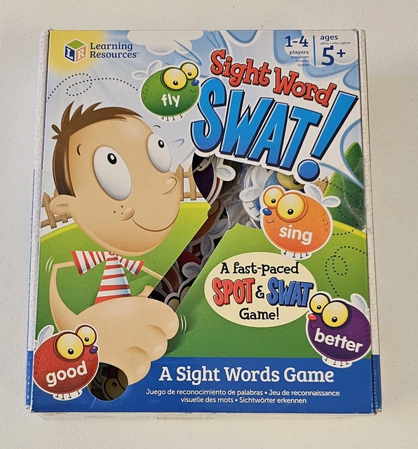 LEARNING RESOURCES SIGHT Word Swat a Sight Word Game Home School ...