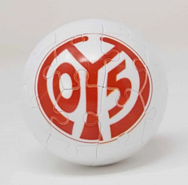 RAVENSBURGER BUNDESLIGA PUZZLEBALL 3D mit Logo 27 Teile Ø 5 cm Mainz 05 ...