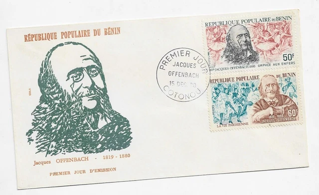 LOT 4 ENVELOPPES premier jour-Jacques OFFENBACH-HENRY DUNANT-LINCOLN-LENINE EUR 30,00 - PicClick FR