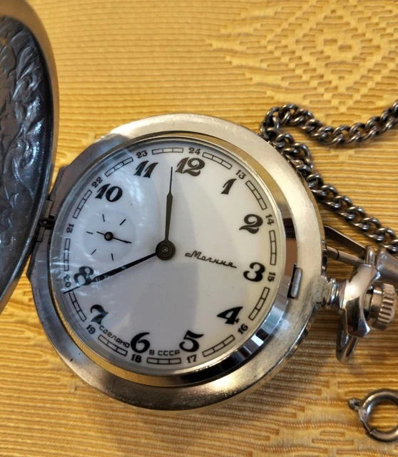 OROLOGIO TASCA RUSSO Marnna Molnija carica manuale vintage mm 50 da ...