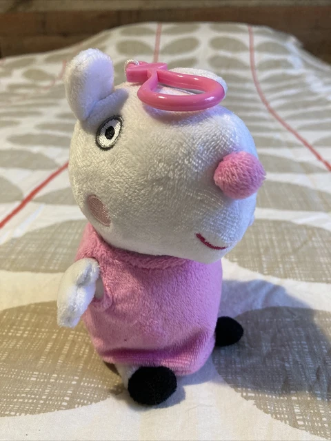 PEPPA PIG SUZY Sheep 6” 15cm Coin Purse Key Ring Plush Soft Toy X1 £5. ...