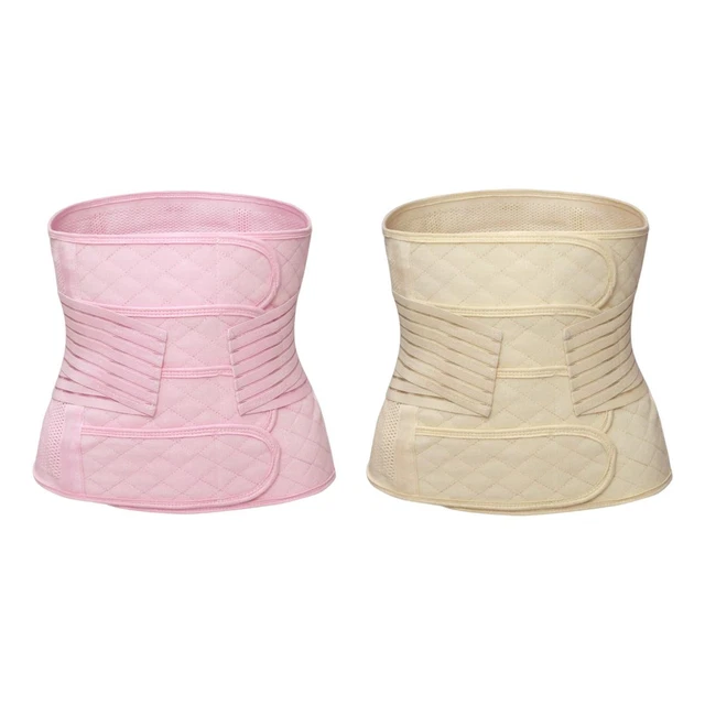 ABDOMINAL BINDER SUPPORT Belt Postpartum for Navel Pink £14.93 ...