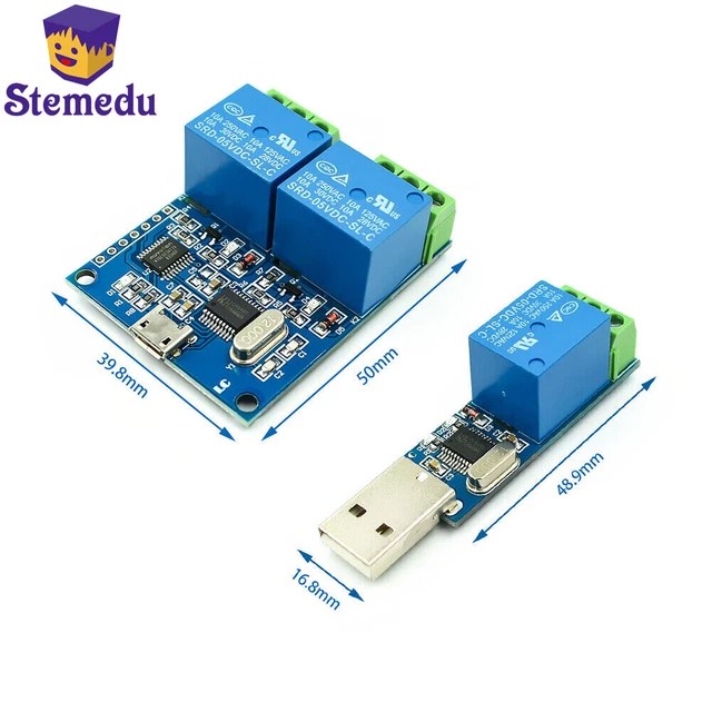 LCUS-1 USB RELAY Module Electronic Converter PCB USB Intelligent ...