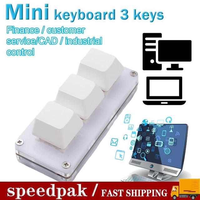 MINI 3-KEY KEYPAD Gaming Keyboard Programming Macro Mechanical Keypad Lot B2 EUR 9,59 - PicClick FR