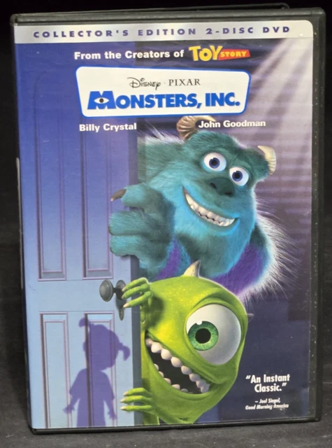 DISNEY - PIXAR - Monsters Inc. - Dvd - 2001 - John Goodman - Billy ...