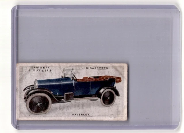 1923 LAMBERT & Butler Motor Cars Series 2 Waverley #26 $2.90 - PicClick CA