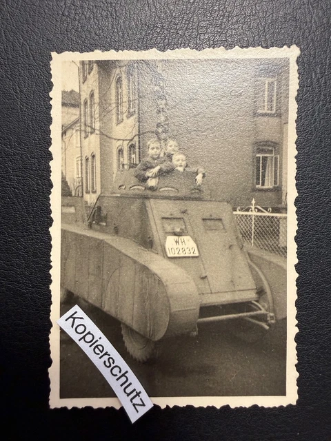 ALTES FOTO-PANZER-TANK-KENNUNG WH-KINDER-30ER Jahre EUR 9,99 - PicClick DE