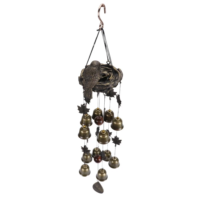 BIRD'S NEST WIND Chimes Outdoor Hanging Decor Bell Bells The £37.15 ...