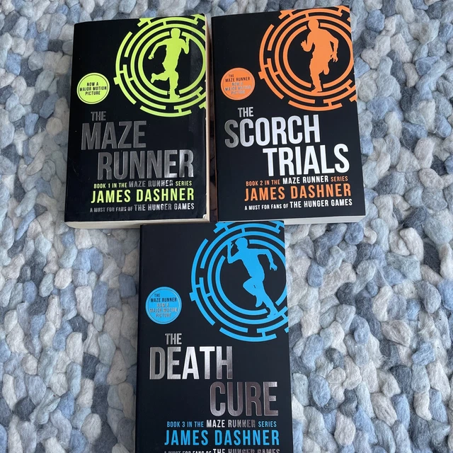 MAZE RUNNER THREE book set (The maze runner, The scorch trials, The ...
