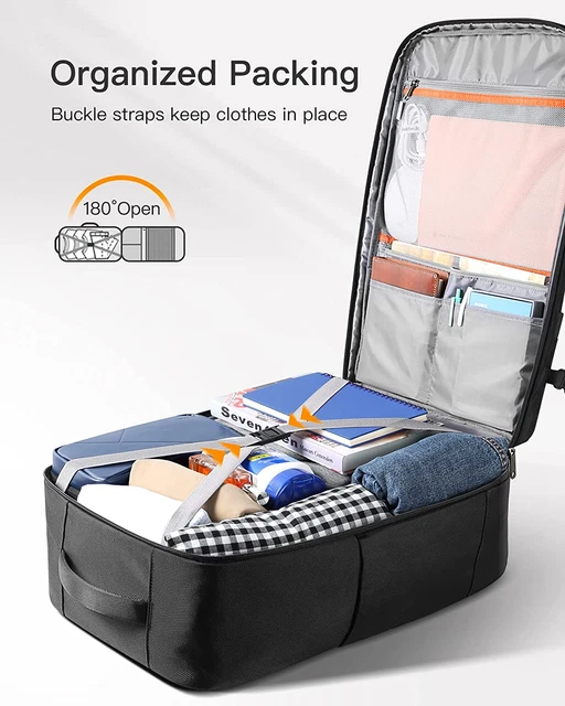 42L TRAVEL BACKPACK, Carry on Luggage 22X14X9 Airline Approved Extra ...