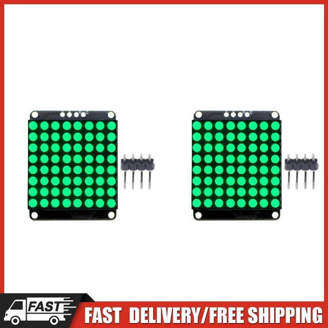 8X8 HT16K33 LED Dot Matrix DIY Kit 5V MCU LED Display Control Module ...